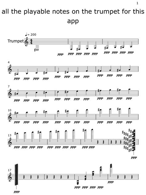 Image result for Push It Trumpet Notes