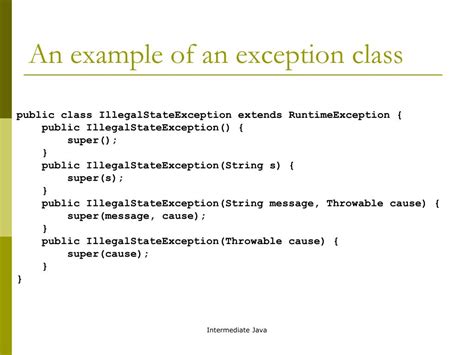 Image result for Exception Class