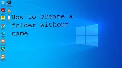 Image result for How to Create Folder without Name
