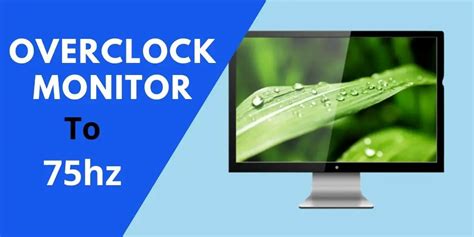 Image result for How to Over Clock Hz On Monitor