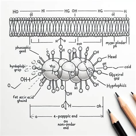Image result for Phospholipid Structure Model