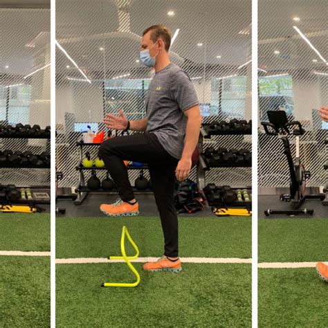 Image result for Step Over Hurdle Exercise