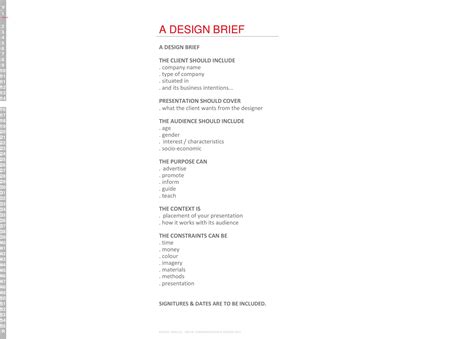 Image result for Brief Design Example for Catalog