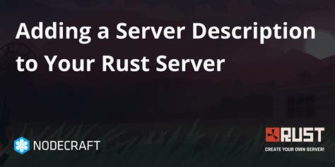 Image result for Rust Server Description Template