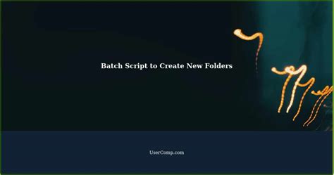 Image result for How to Create Folder in Batch File