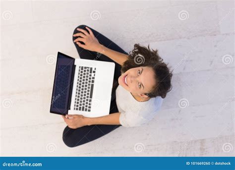 Image result for Woman Using Laptop Computer Top View