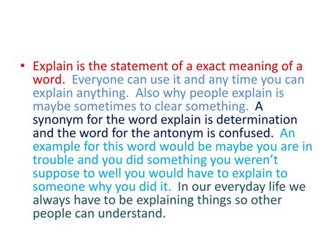 Image result for Explain Definition