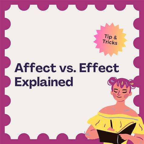 Image result for Affect vs Effect. Examples
