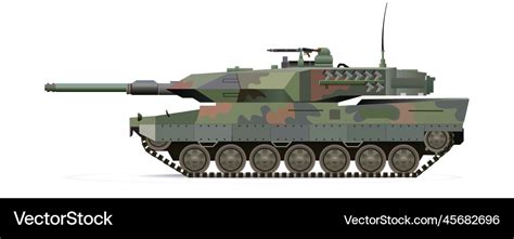 Image result for Leopard 2 Tank Side View
