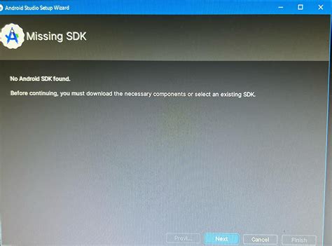 Image result for Android Studio SDK Missing Error
