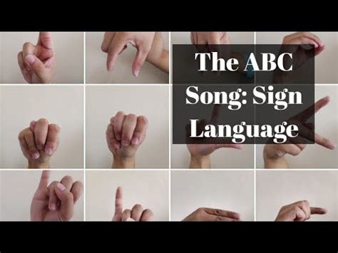 Image result for ABC Song in Sign Language