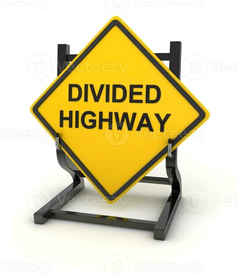 Image result for Divided Highway Sign