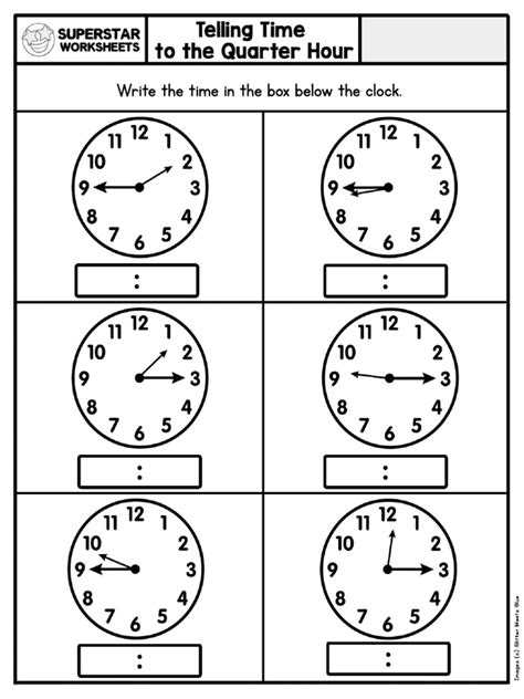 Image result for Basic Telling Time Worksheets