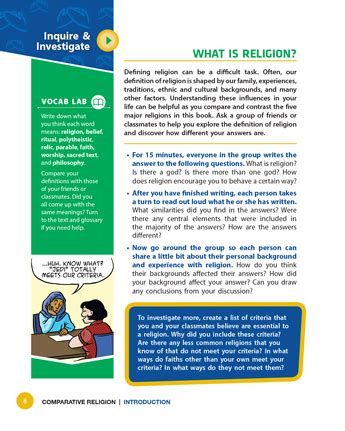 Image result for Comparative Religion Class