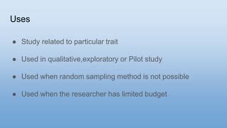Image result for Non-Probability Sampling Exploratory Studies Pilot Survey