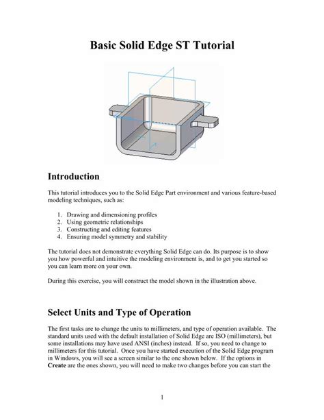 Image result for Solid Edge ST5 Tutorials