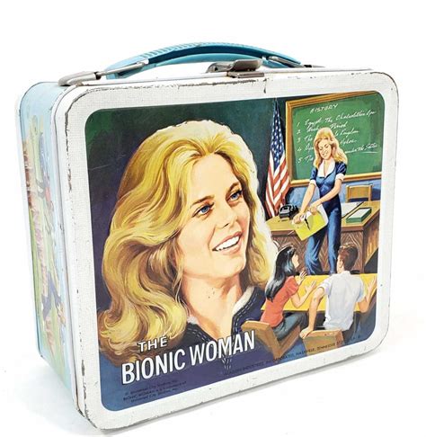 Image result for Bionic Woman Lunch Box