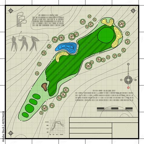Image result for Golf Course Layout
