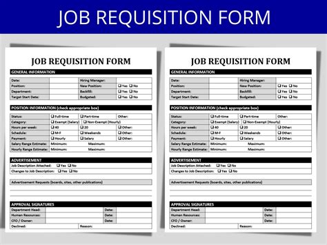 Image result for Work Requisition Form