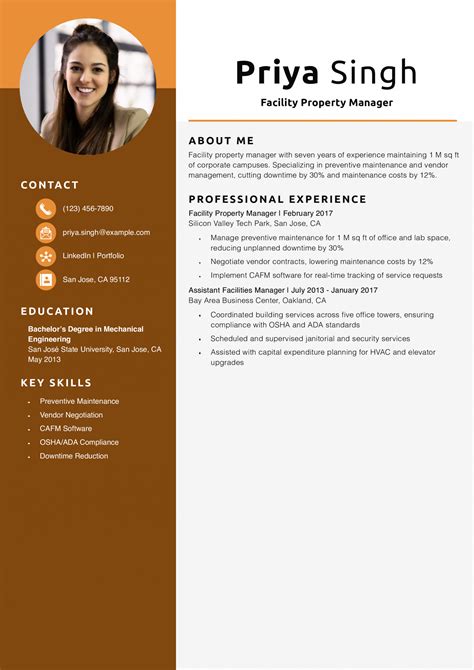 Image result for Property Manager Resume Examples/Samples