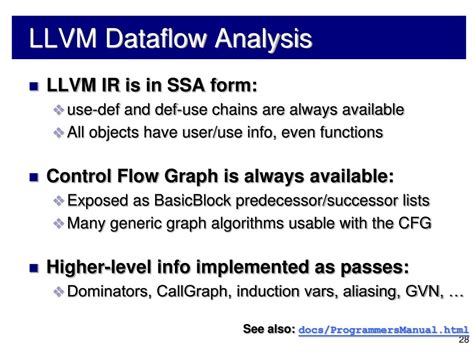 Image result for LLVM Control Flow Graph