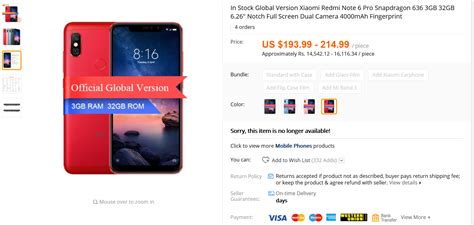 Image result for MI Note 6 Pro Price