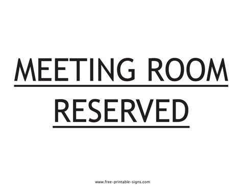 Image result for Conference Room Signage