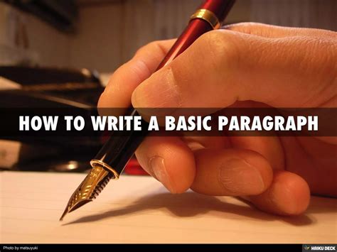 Image result for Basic Rules of Paragraph Writing