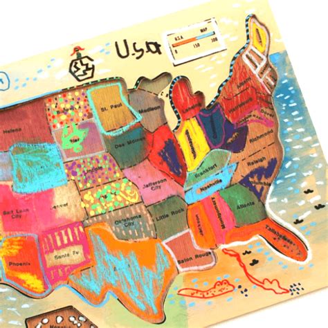 Kids Map Art - A Creative Activity to Help Children Learn Geography