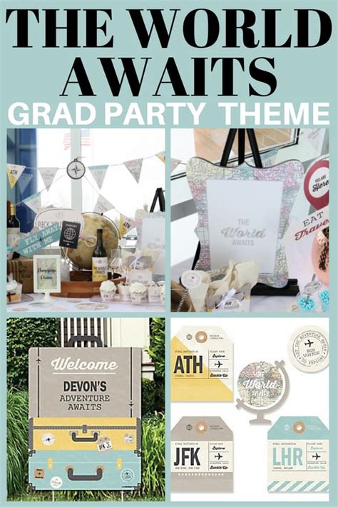 Graduation Party Themes 2020 - Festive High School/College Grad Party Ideas
