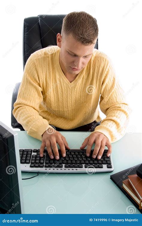 Image result for Guy Typing On Computer
