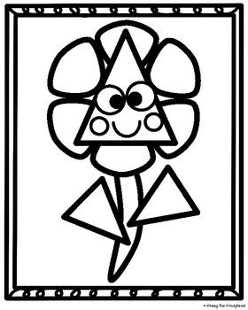 Image result for Flower Shape Coloring Pages