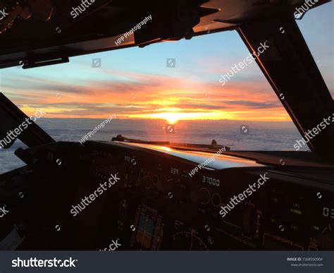 Image result for Sunset Cockpit View