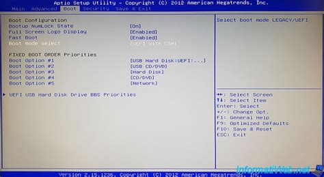 Image result for Boot Setting Configuration