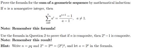 Image result for Geometric Sum Formula Polinomial