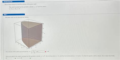 Image result for Finding the Volume of Parabloid Using Triple Integrals