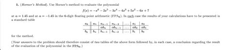 Image result for Horner's Method Numerical Analysis