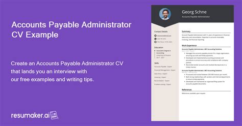 Image result for Accounts Payable CV Sample