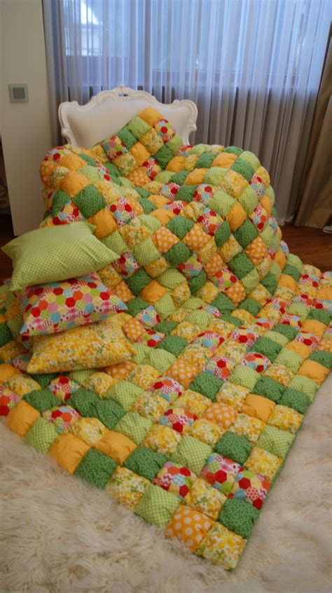 Image result for Puff Quilt Tutorial for Beginners