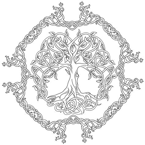 Image result for Simple Tree of Life Designs Celtic