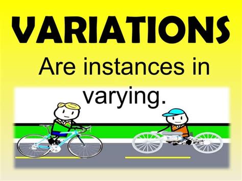Image result for Variation Simple Definition