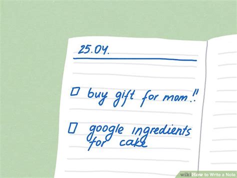 Image result for Write a Note For