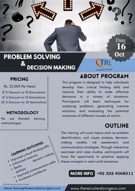Image result for Problem Solving and Decision-Making Training