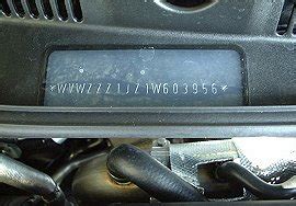 Image result for VW Engine Serial Number