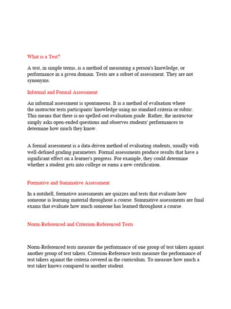 Image result for Define Test