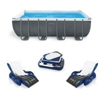Image result for Intex 18Ft X 9Ft X 52-In Ultra XTR Rectangular Frame Pool Prep