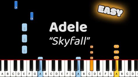 Image result for Skyfall Piano Tutorial Easy