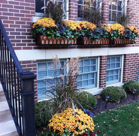 Image result for Fall Window Box Decorating