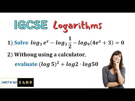 Image result for Logarithm in GCSE Math