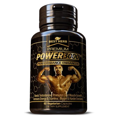 Power 3000 Male Performance Enhancer Fast Muscle Growth Testo Boost ...